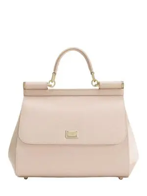 Dolce & Gabbana Dolce & Gabbana Sicily Large Tote Bag Nude