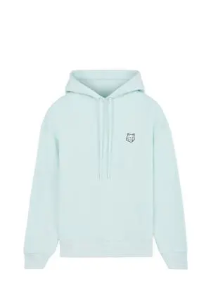 Maison Kitsuné Bold Fox Head Patch Drawstring Hoodie - Mint