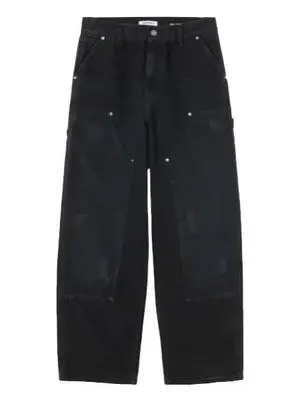 Carhartt Work In Progress Double Knee Work Trousers - Black
