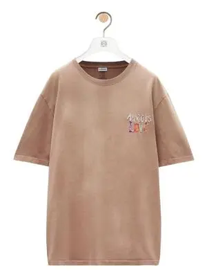 Loewe Loose Fit T-shirt - Brown/multicolor