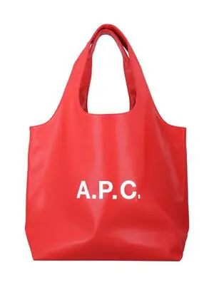 A.p.c. Ninon Medium Tote Bag - Red