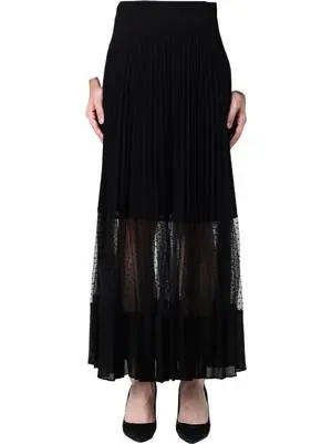 TWINSET Twinset High Waist Pleated Maxi Skirt