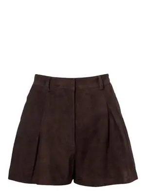 ROTATE BY BIRGER CHRISTENSEN High Waisted Shorts - Black