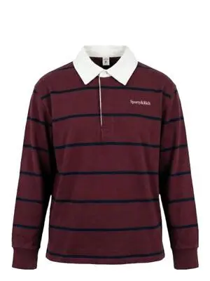 SPORTY  RICH Long-sleeved Polo Shirt - No
