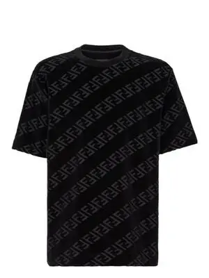FENDI Black Velvet T-shirt