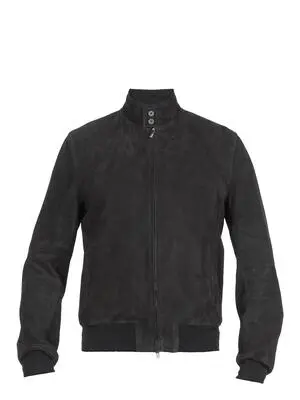 STEWART Zippered Casual Jacket - Black
