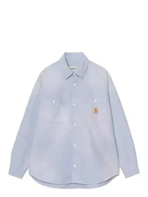 Carhartt Work In Progress Chest-pocket Logo-detail Shirt - Blue