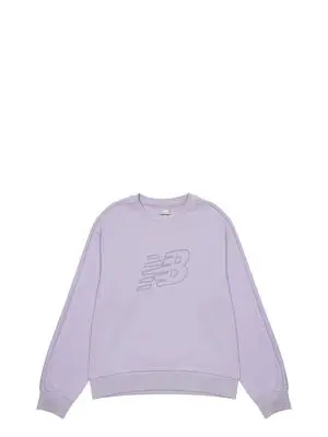 NEW BALANCE Logo Sweatshirt - Purple