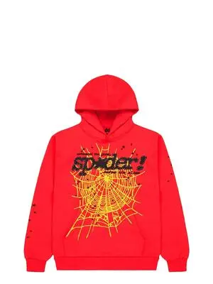 SP5DER P*nk V2 Hoodie - Red