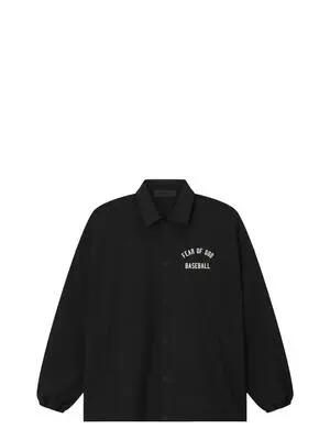 Fear Of God Mlb Coaches Jacket - Black