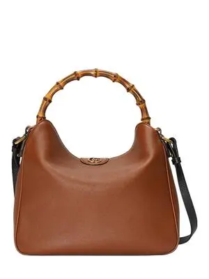 Gucci Gucci Diana Medium Shoulder Bag Brown