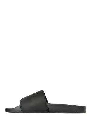 Gucci Logo Rubber Slide - Black