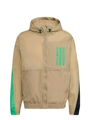 Adidas Wnd Mother Sports Hooded Jacket Khaki - Multi-color
