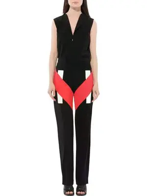Givenchy Colour-block Tailored Trousers - Black
