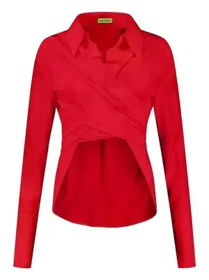 Gauge81 Sabinas Wrap Shirt - Red