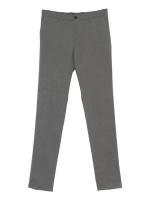 Incotex Straight-leg Tailored Trousers - Grey