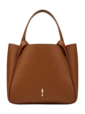 CHRISTIAN LOUBOUTIN Bettina Mini Leather Tote Bag - Brown