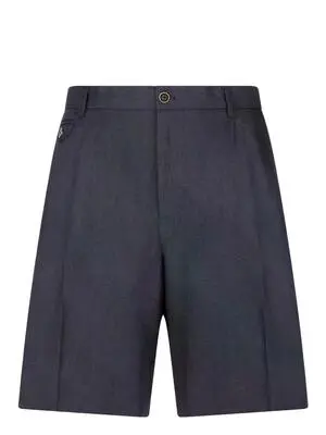 Dolce & Gabbana Tailored Linen Shorts - Blue