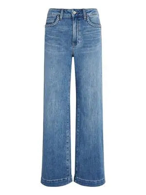 Paige Anessa Wide-leg Jeans - Blue