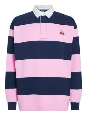 Polo Ralph Lauren Cotton Stripe Rugby Shirt Pink