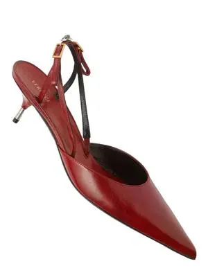 Versace Medusa Slingback Pumps - Red