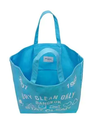 DRY CLEAN ONLY Medium Tote Bag - Blue