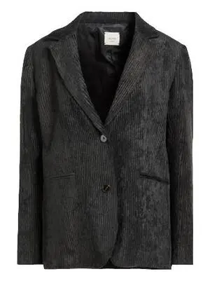 ALYSI Single-breasted Corduroy Blazer - Grey