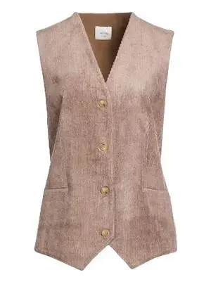 ALYSI Viscose Tailored Vest - Grey
