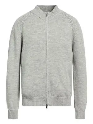 DANIELE FIESOLI Light Merino Wool And Alpaca Wool Cardigan - Grey