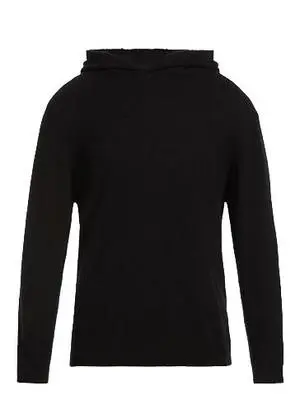 DANIELE FIESOLI Merino Wool, Polyamide, And Cashmere Hooded Sweater - Black