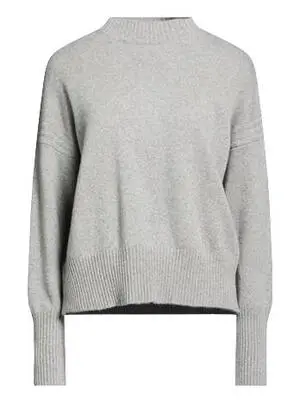DANIELE FIESOLI Cashmere Mock Neck Sweater - Grey