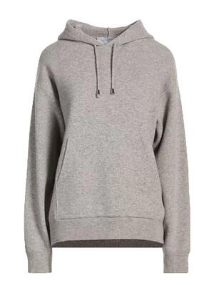DANIELE FIESOLI Virgin Wool And Cashmere Hoodie - Light Grey