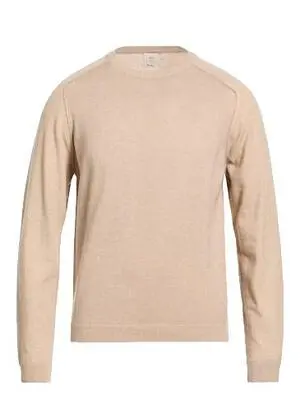 DANIELE FIESOLI Crewneck Sweater In Merino Wool, Cashmere, And Polyamide - Beige