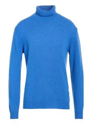 WOOL & CO Wool Turtleneck - Blue
