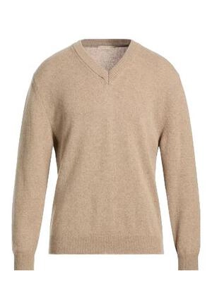 DANIELE FIESOLI Cashmere V-neck Sweater - Camel