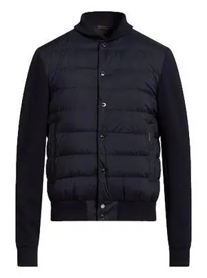 MOORER Quilted Down Puffer Jacket - Navy