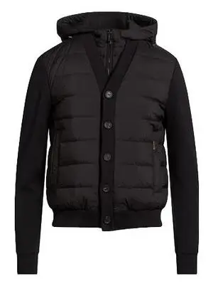 MOORER Goose Down Puffer Jacket - Black
