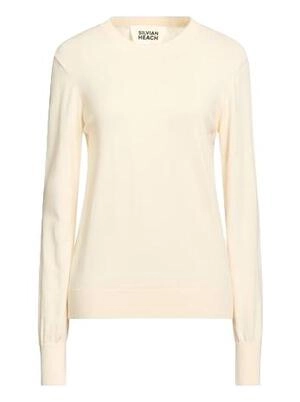 SILVIAN HEACH Silvian Heach Ivory Viscose And Polyester Knit Sweater Ivory