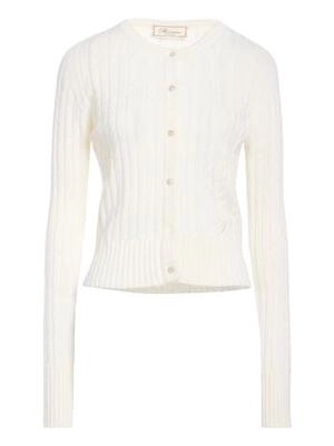 Blumarine Blumarine Virgin Wool And Cashmere Cardigan Ivory