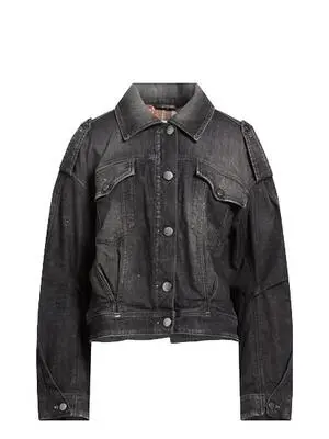 High Denim Trucker Jacket - Grey
