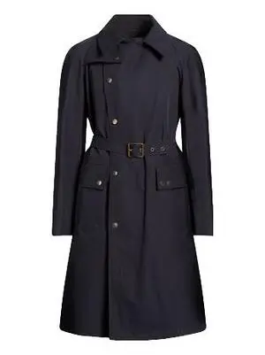SEALUP Midnight Cotton Trench Coat - Blue