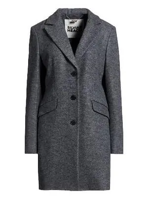 SILVIAN HEACH Polyester Single-breasted Coat - Grey
