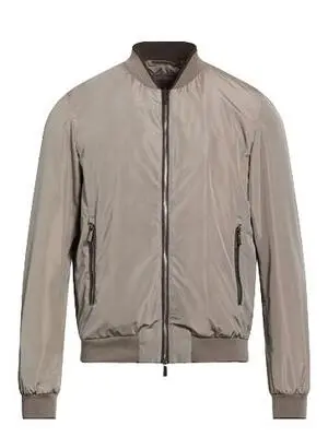 MOORER Polyester Bomber Jacket - Grey