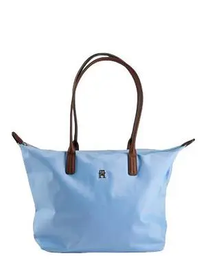 Tommy Hilfiger Recycled Nylon And Cow Leather Shopper Bag - Blue