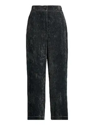 ALYSI Wide-leg Corduroy Pants - Grey