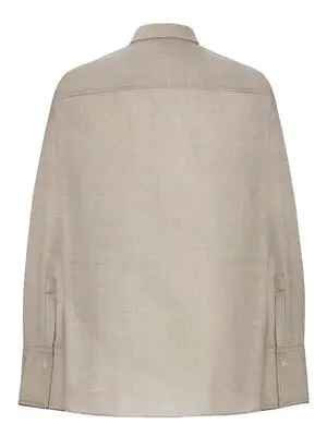 Brunello Cucinelli Cashmere Long-sleeve Shirt - Neutrals