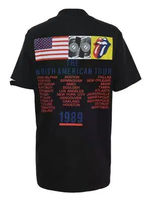 DRY CLEAN ONLY Distressed Graphic-print T-shirt - Black