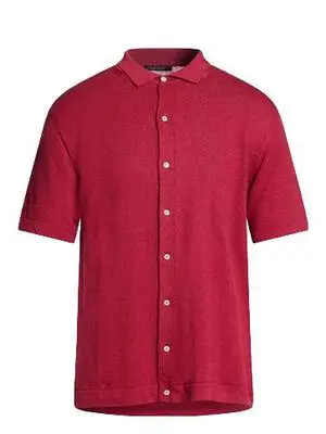 BELLWOOD Shirt Size Linen, Cotton - Red