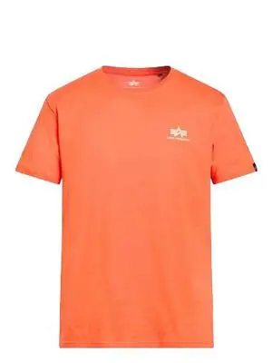 Alpha Industries T-shirt Deep Teal Size Cotton - Orange