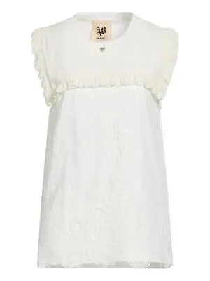 ANIYE BY Sleeveless Lace Top - White